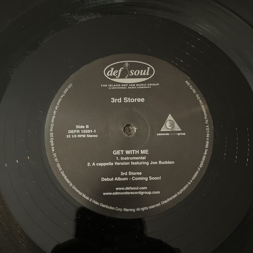3rd Storee Get With Me Vinyl Single 2002 Def Soul DEFR LP Rap Hip Hop ...