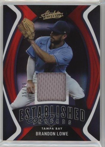 2022 Panini Absolute Established Threads Spectrum Red /99 Brandon Lowe ...
