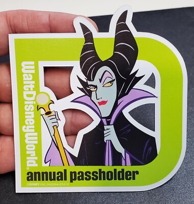 2025 WDW Walt Disney World Maleficent Annual Passholder Magnet ...