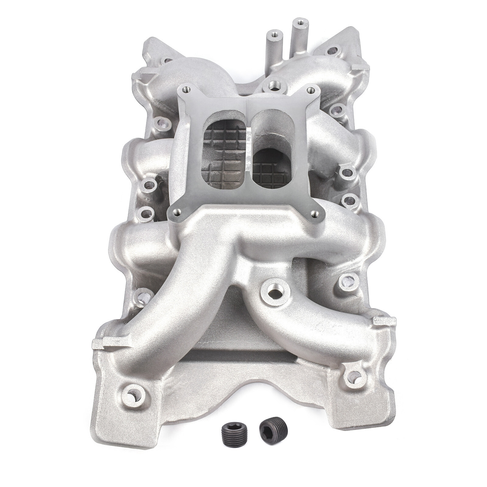 Oval Port Intake Manifold Air-Gap Dual Plane Aluminum for Ford 351C 2V ...