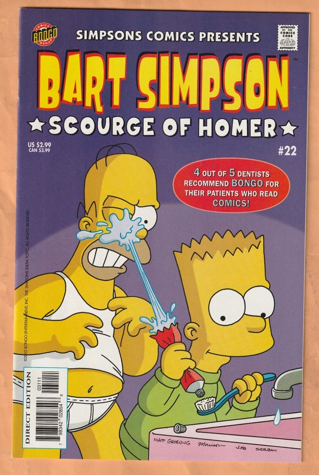 Bongo SIMPSONS COMICS PRESENTS BART SIMPSON No. 20 21 22 23 24 25 (2004 ...