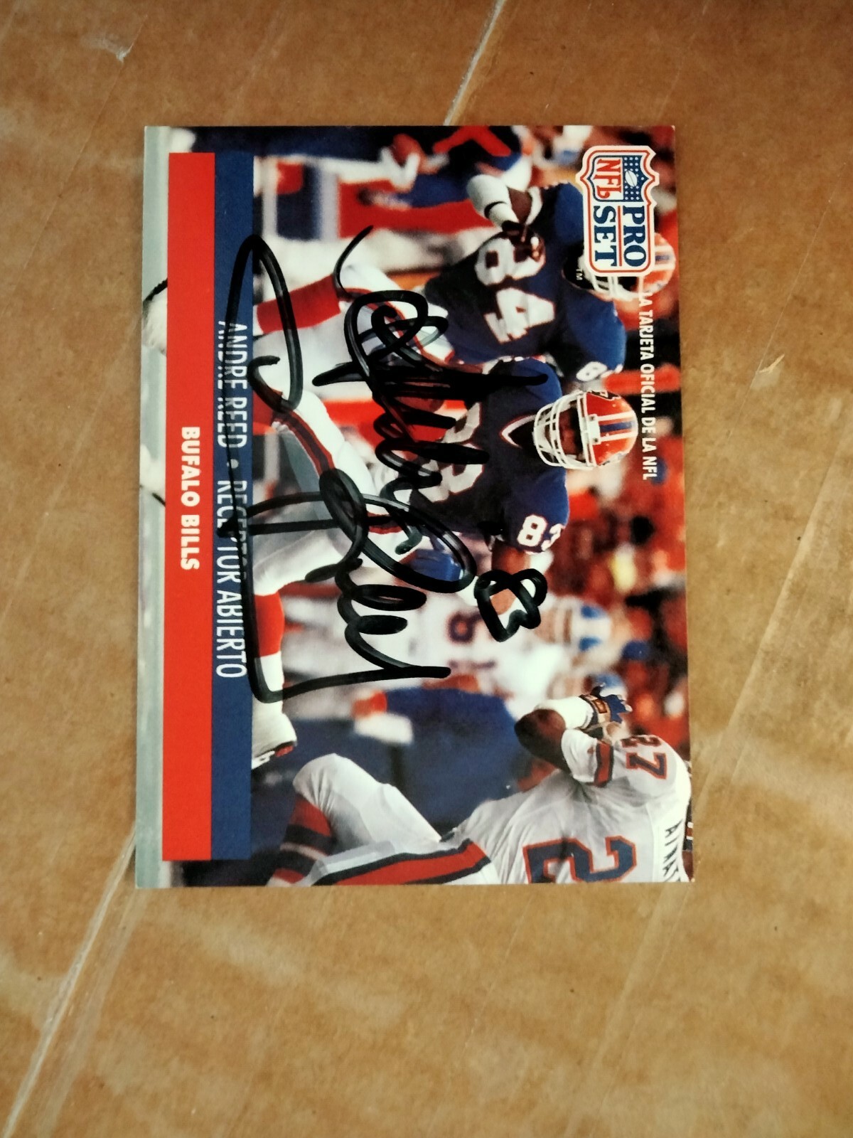 Andre Reed Autographed Trading Card Buffalo Bills NFL HOF | eBay