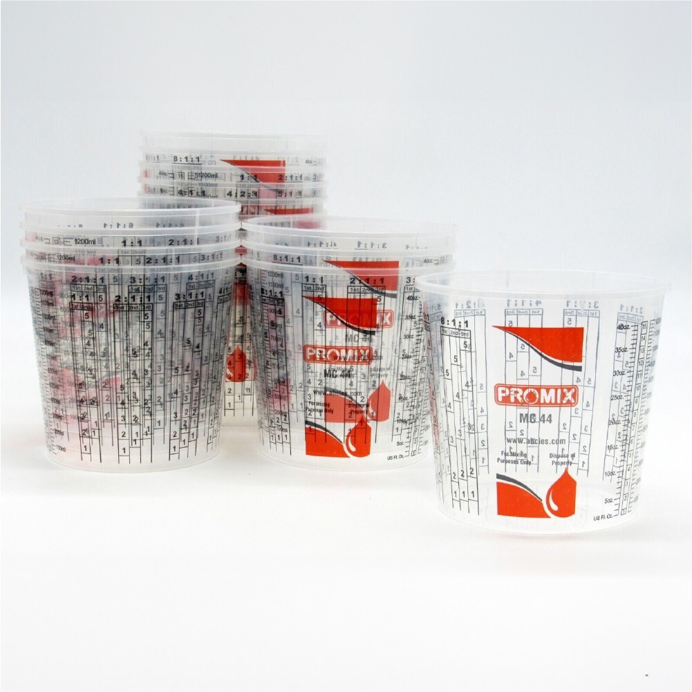 Reusable Measuring Cups Pack of 100 - Size 44 Ounce - Calibrated Mixing ...