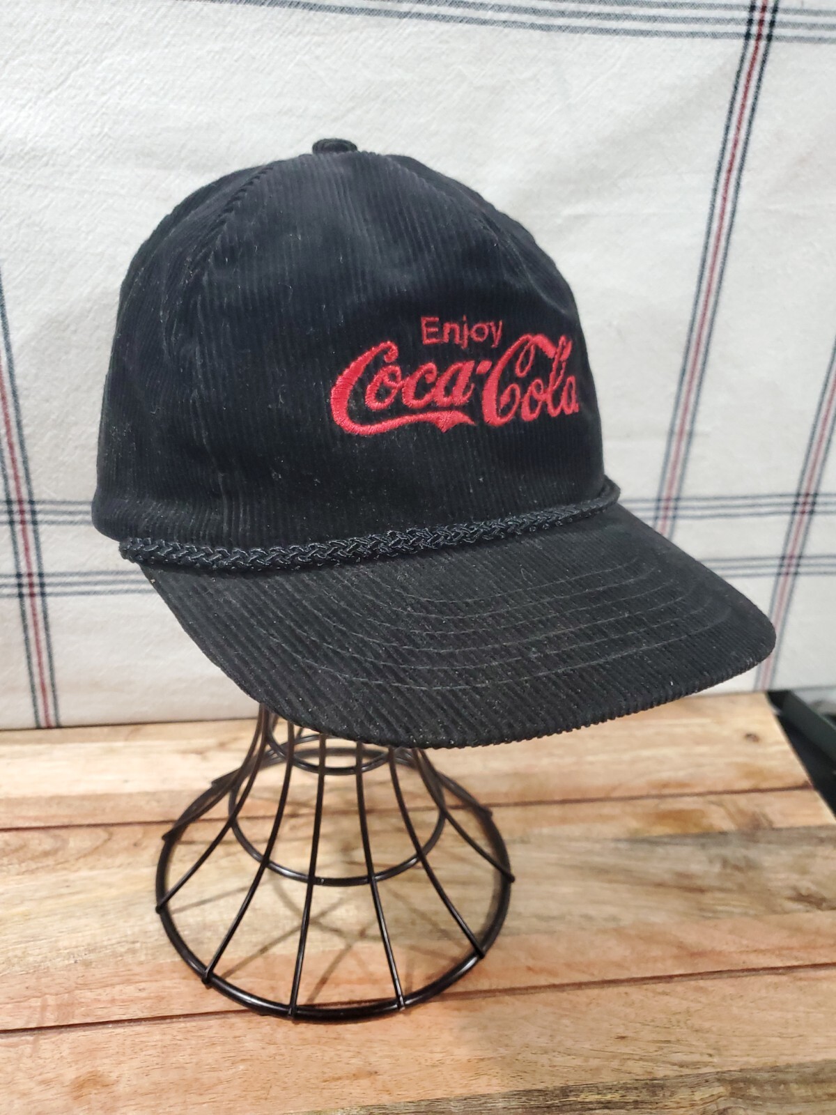 Vintage Corduroy Coca-Cola Snapback Hat - Gem
