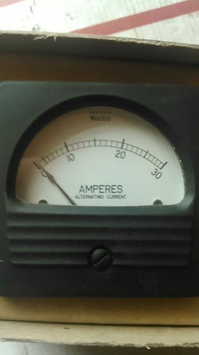 NEW I WESCHLER 0-30 AC AMP PANEL METER 409CG76A33 RS351 ACA | eBay