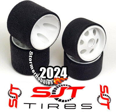 NEWEST 2024 version SJT Rubber 1/12 Tires (FULL SET) CRC XRAY Roche Serpent | eBay