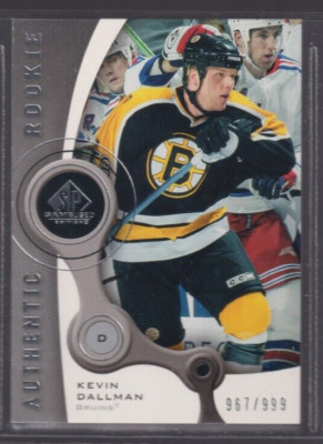 2005-06 SP Game Used #143 Kevin Dallman RC Rookie - Bruins - 873🔥🏒🔥 | eBay
