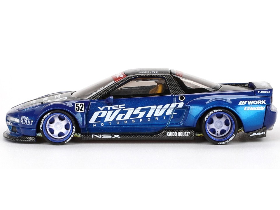 HONDA NSX EVASIVE V2 #52 BLUE "KAIDO HOUSE" 1/64 DIECAST CAR BY MINI GT ...