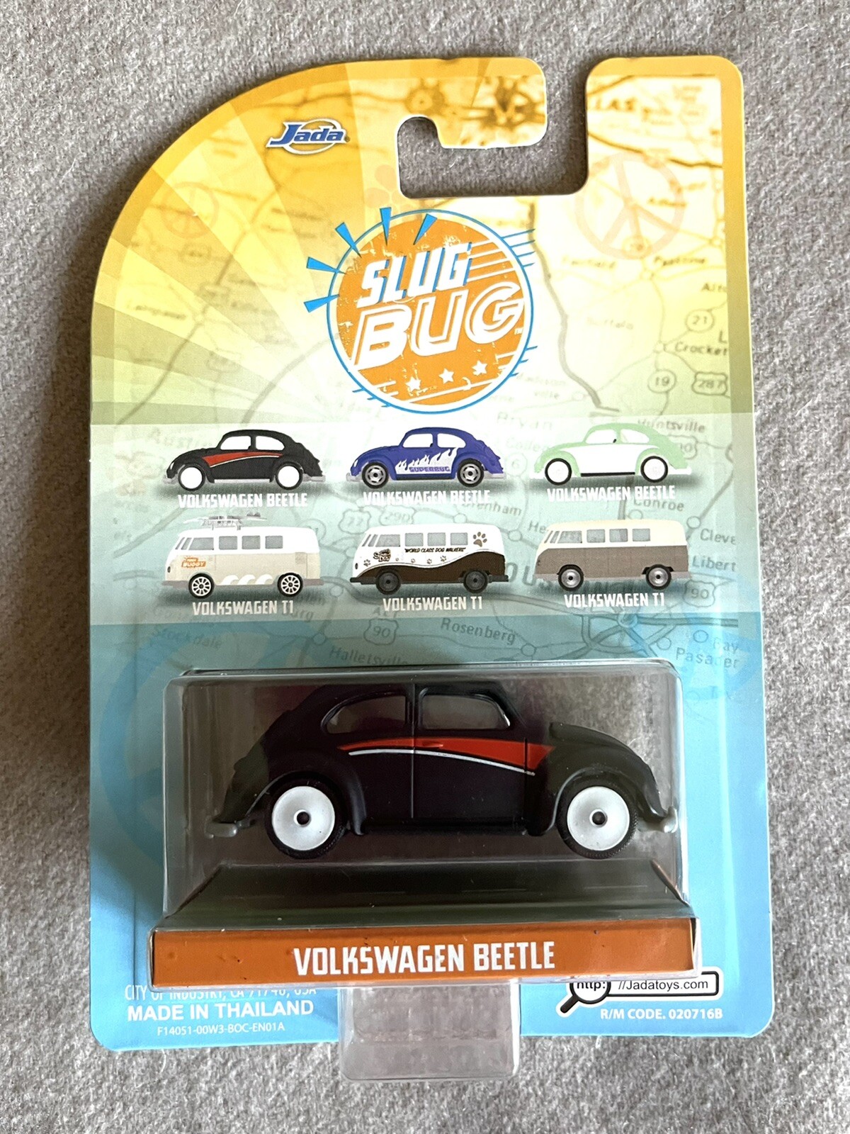 Jada Toys 2021 Punch Buggy Slug Bug Black VW Volkswagen Beetle New 1:64 ...