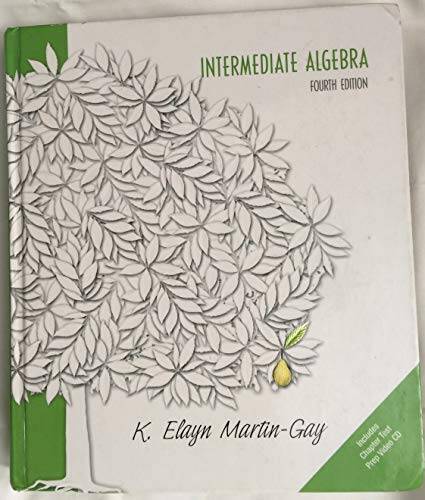Intermediate Algebra - Hardcover By Martin-Gay, K. Elayn - GOOD ...