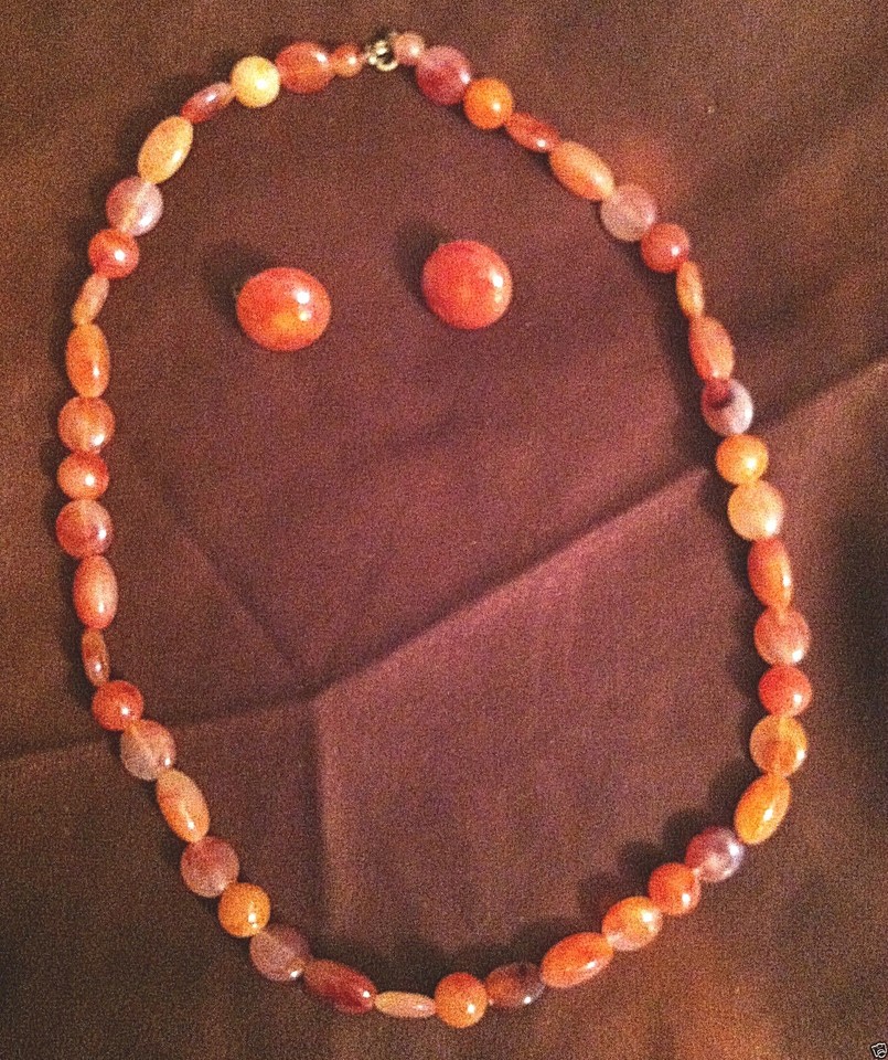 Vintage Celluloid Faux Tortoise Shell 25" Necklace with Clip-On ...