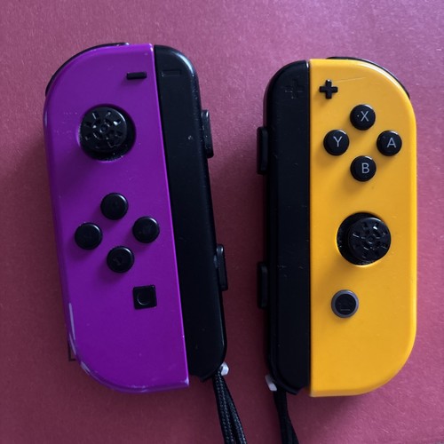 Nintendo Switch Joy-Con Controller Pair Neon Purple/Neon Orange Faulty ...