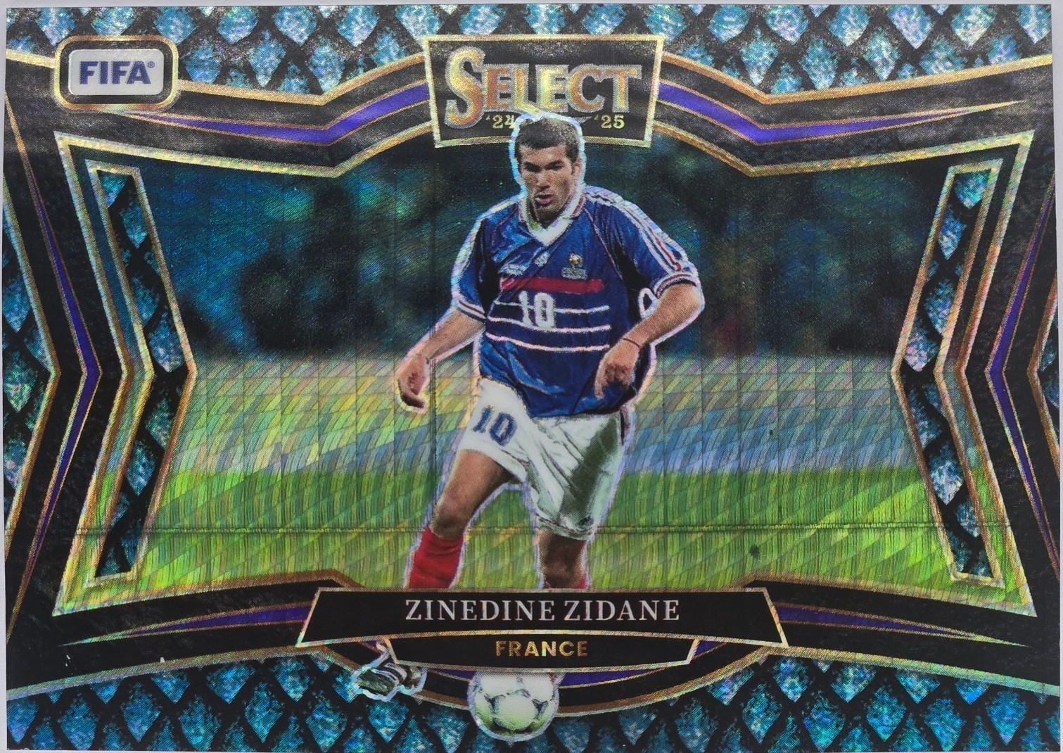 2024-25 Panini Select Fifa - Field Level Zinedine Zidane #249 Jade ...