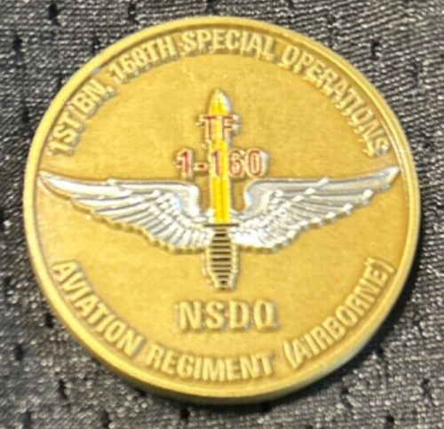 1st BN 160th SPECIAL AVIATION REGT NIGHT STALKERS Challenge Coin - OLD ...