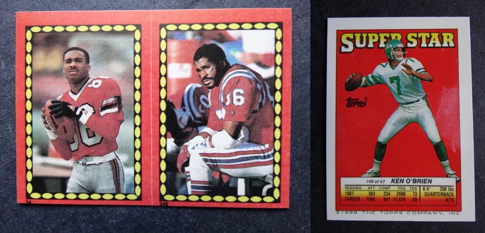 1988 Topps Stickers Football Cards Complete Your Set You U Pick From ...