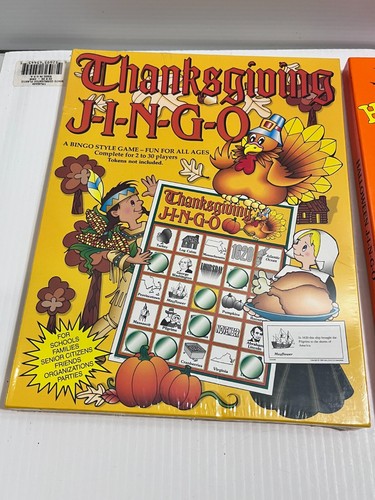 SEALED NEW JINGO BINGO STYLE GAME THANKSGIVING Complete Family | eBay