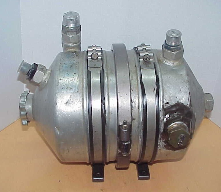 PATTERSON 3 Gallon Aluminum Dry Sump Oil Tank & Mounting Brackets D9 | eBay