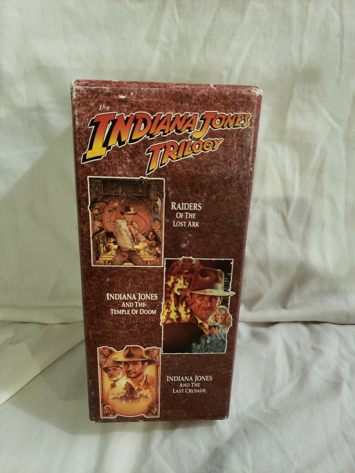 Indiana Jones Trilogy VHS Box Set (1989) Complete with Overlay | eBay