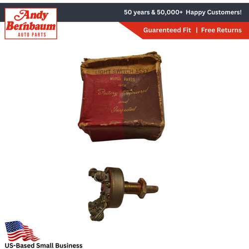 1934 Plymouth Deluxe PE Model Light Lamp Switch Assembly 619986 NOS. | eBay