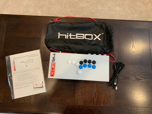 Hitbox Leverless Controller w/box, bag, cable and extra buttons | eBay