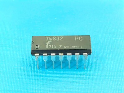 5 x 74S32PC FAIRCHILD QUAD 2-INPUT OR GATE, PDIP14 IC 7432 NEW | eBay
