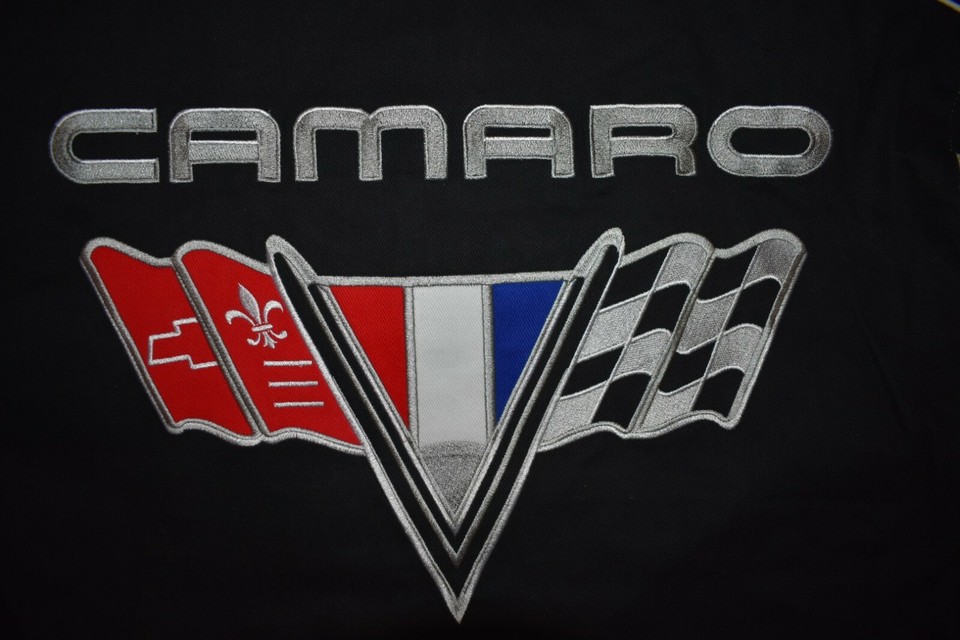 Chevrolet Camaro Racing Embroidered Cotton Collage Jacket JH Design ...