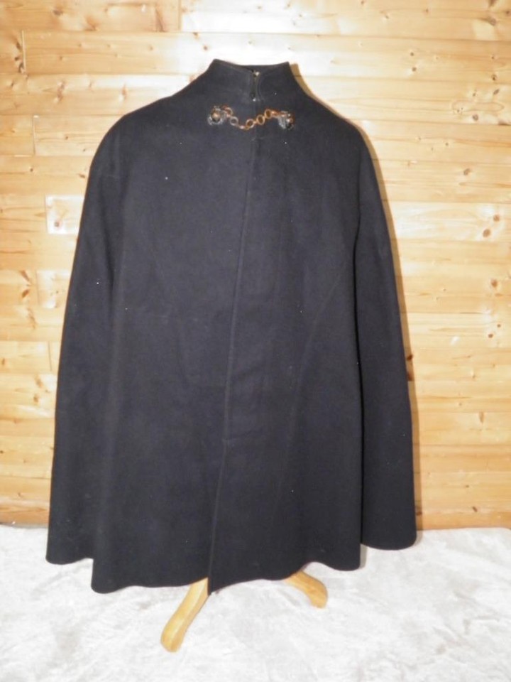 Vintage Black British Police Officers Wool Cape | eBay