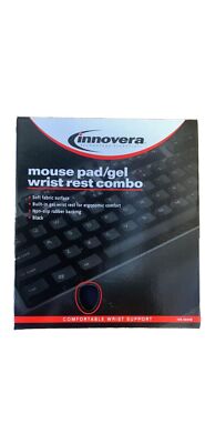 Innovera Mouse Pad/Gel Wrist Rest Combo Non-slip Back 10.35”x8.82 ...