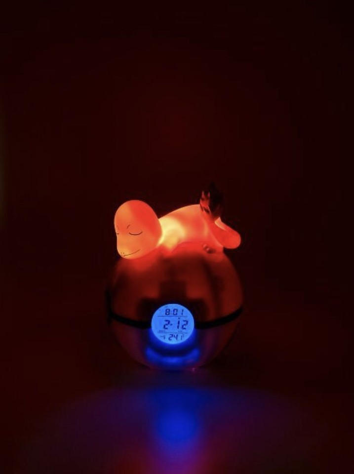 Teknofun Pokemon Charmander Light Up Fm Alarm Clock | eBay