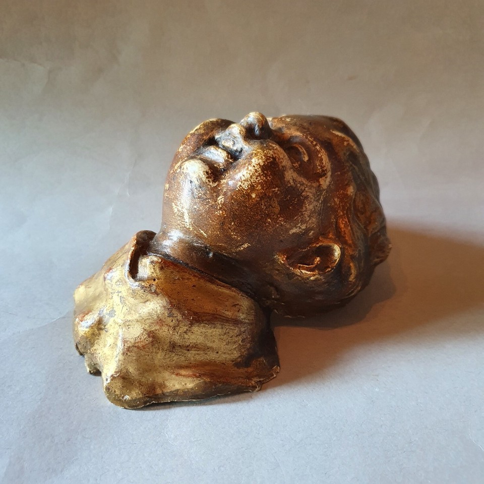 Ancient Child Head Sculpture in papier-mâché | eBay UK