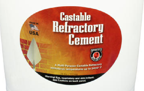 25Lb Castable Refractory Cement Custom Shapes Worn Out Firebrick ...