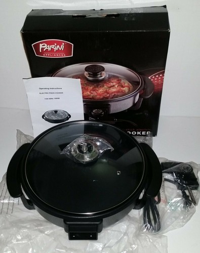 Parini 12" Non-Stick Electric Pizza Cooker | eBay