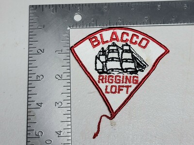 Q Vintage Patch Blacco rigging loft for shirt or hat | eBay