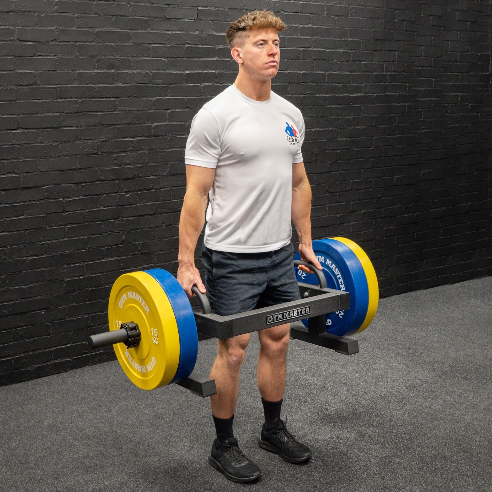 Open Olympic Shrug Rickshaw Bar Deadlift Weight Lifting Body Building ...