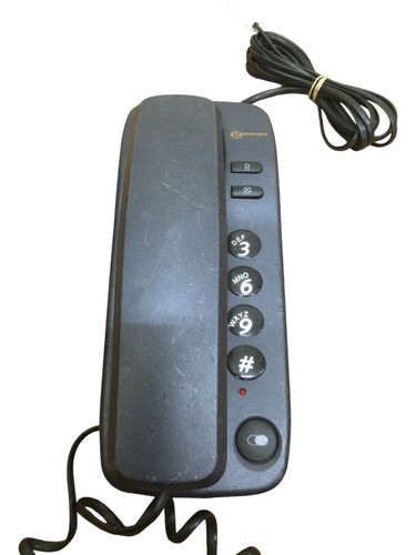 Geemarc Marbella Mod01 Corded Telephone Black Push Button Design | eBay