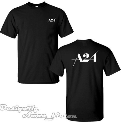 Men A24 Funny Logo audio Shirt Ship From usa Tshirt | eBay