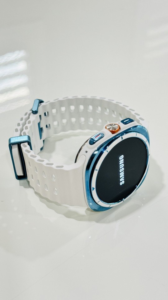 CUSTOM SKY BLUE Anodized Polished Samsung Galaxy Watch Ultra 47mm ...