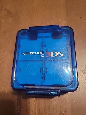 Blue Nintendo 3DS Compact Plastic Hardshell 16 Game Case, GOOD ...
