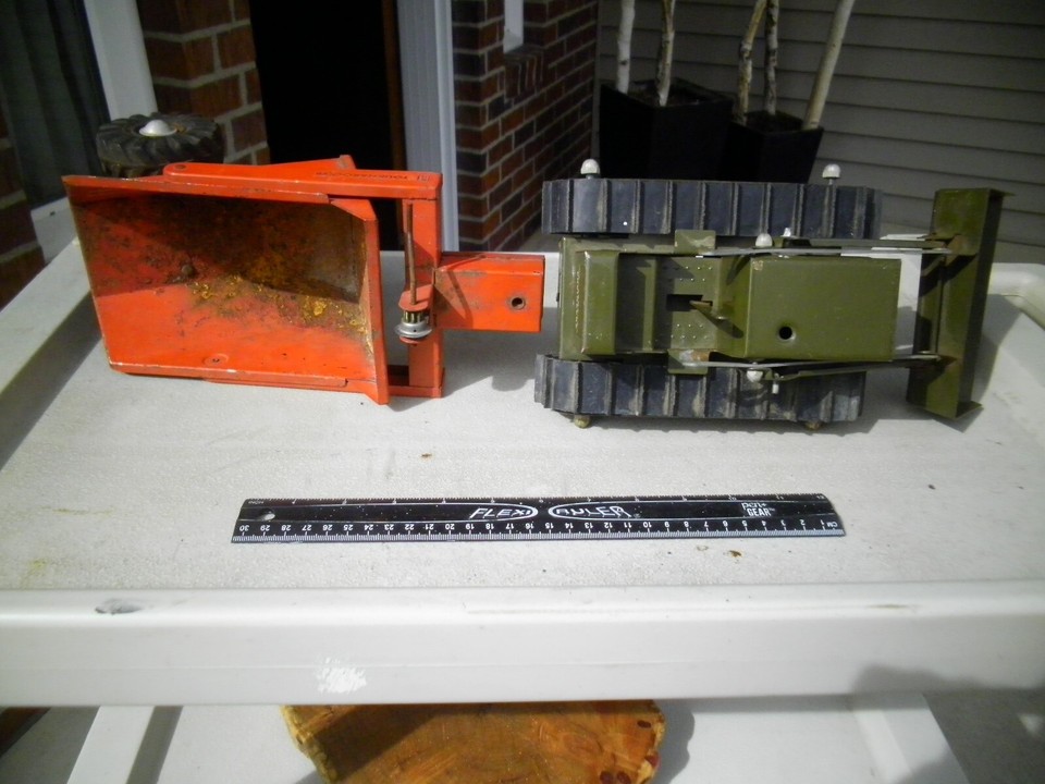 Vintage 1950's Pressed Steel Toy Custom Nylint Tournarocker & Structo ...