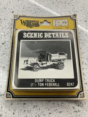 Woodland Scenics D247 model kit of a 1 1/2 Ton Federal DUMP TRUCK | eBay UK