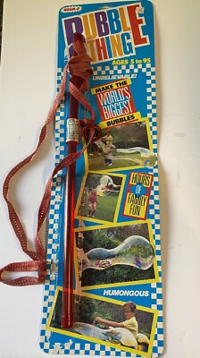 Vintage Toy Large 1988 Wham-O Bubble Wand Thing the World's Biggest ...
