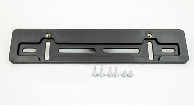 Front License Plate Holder Tag Mounting Adapter Bumper Kit Bracket for ...