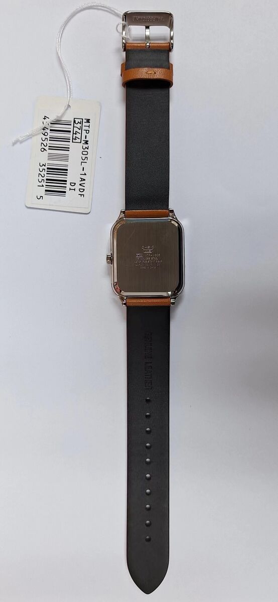 Casio MTP-M305L-1A Moon Phase Quartz Brown Leather Band Casio MTP-M305L-1A Moon Phase Quartz Brown Leather Band