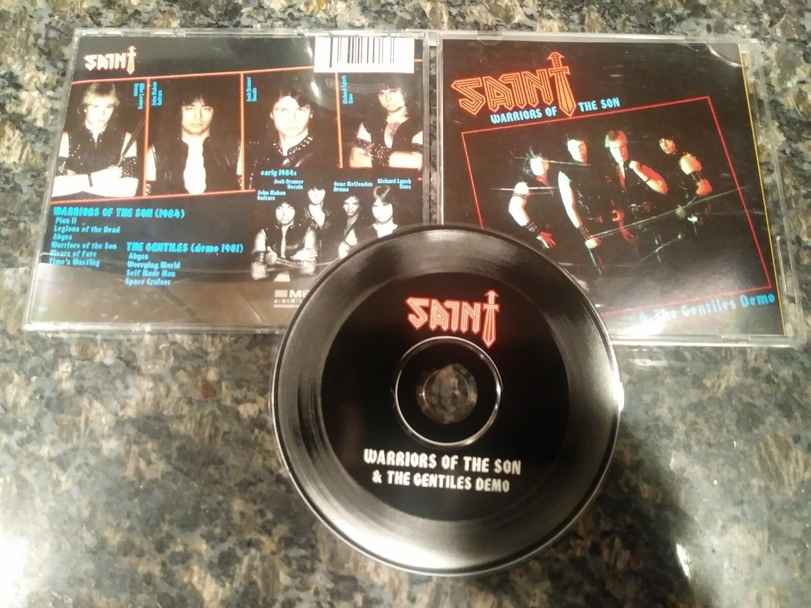Saint - Warriors of the Son & The Gentiles Demo CD RARE LIMITED EDITION ...