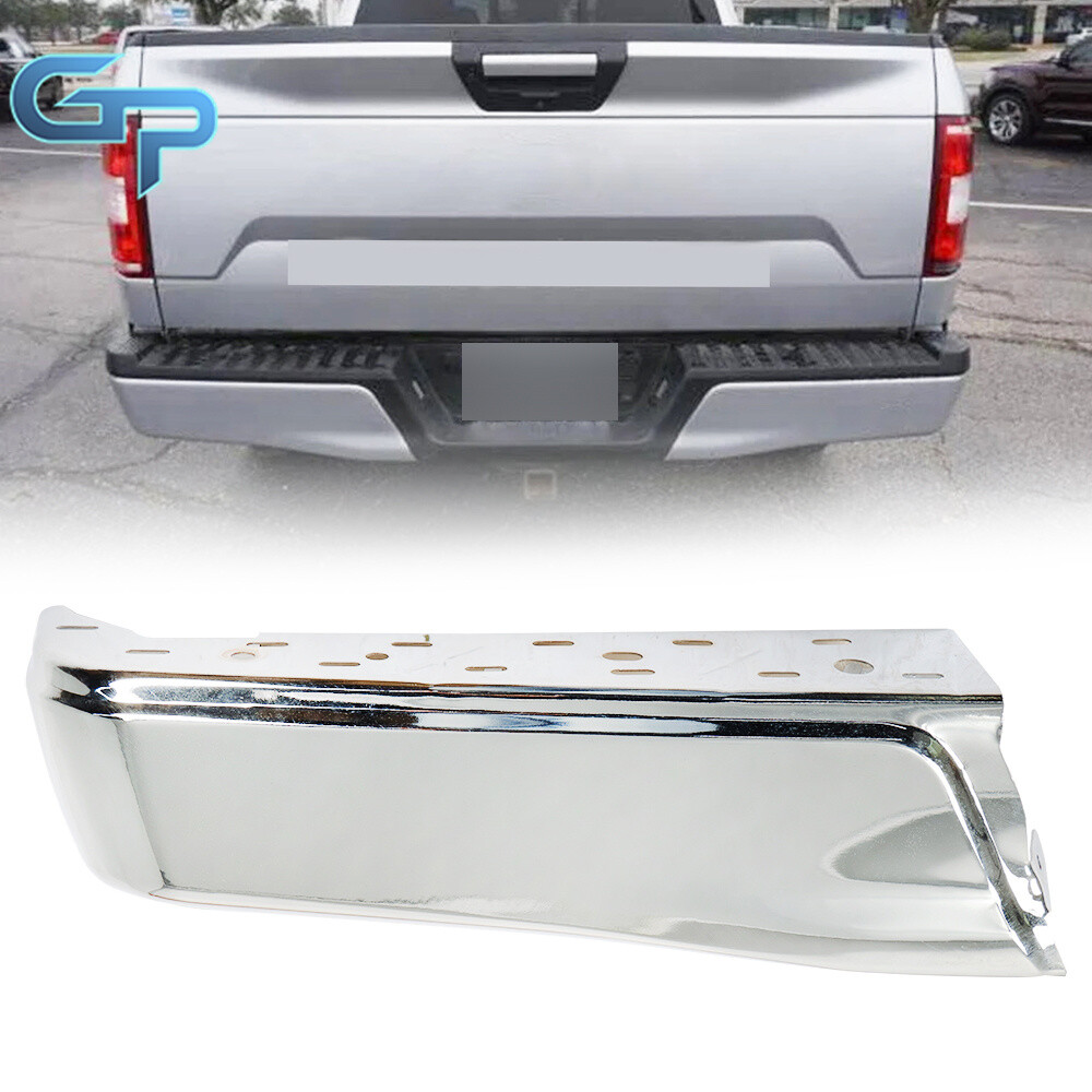Left Chrome Rear Bumper End Cap Fit For 2015-2019 2020 Ford F150 Pickup ...