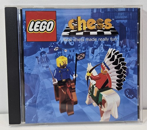 LEGO Chess Real Chess Made Really Fun | CD ROM PC 1998 Game Good Disc ...