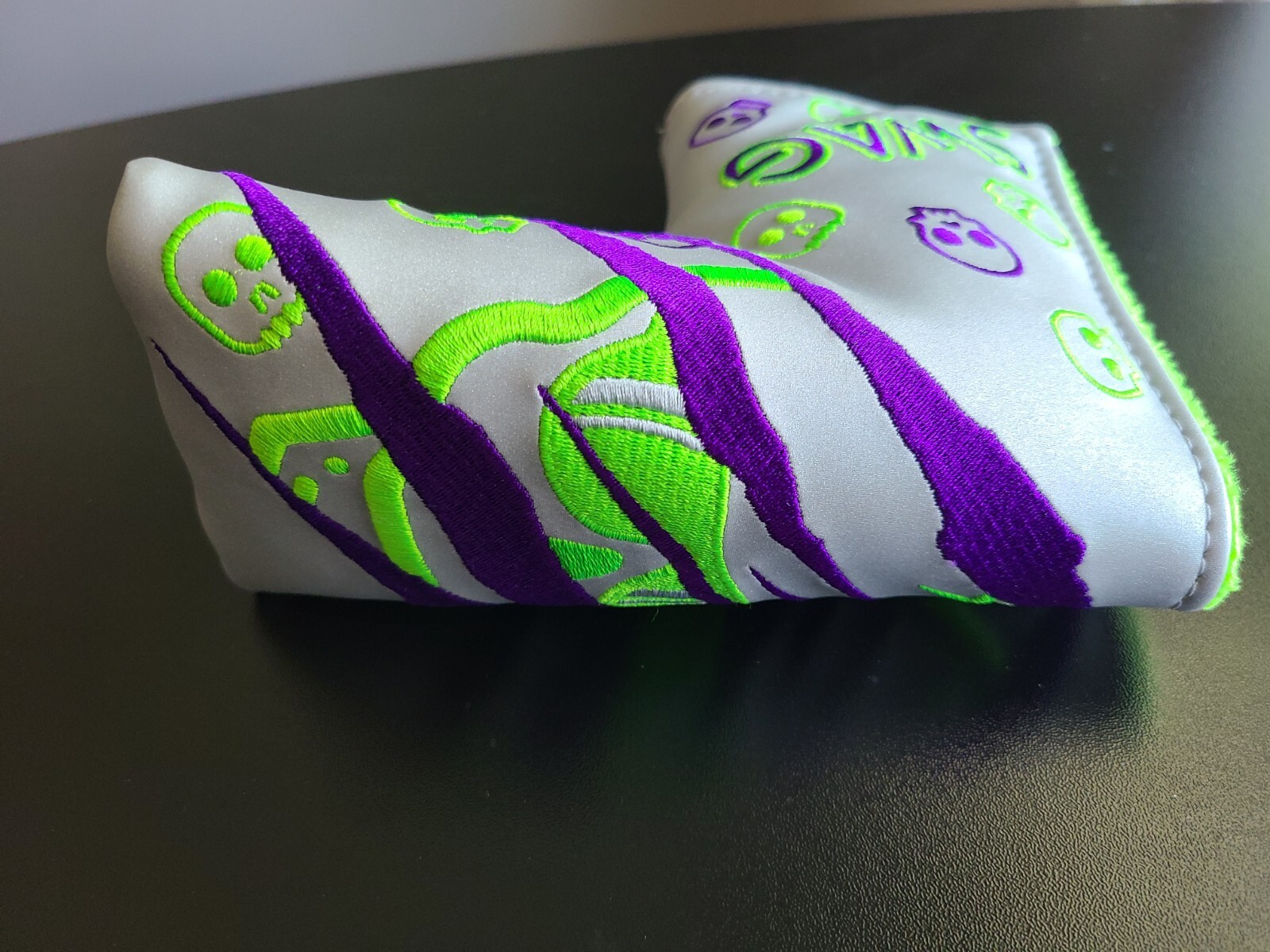 Swag Golf - The Savage One Rad Blade Putter Cover Grey Green Purple ...