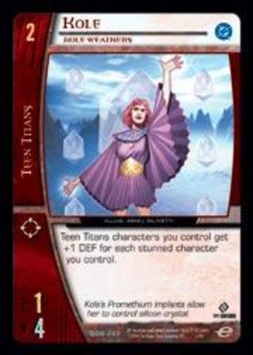 VS System: Kole, Kole Weathers [Played] DC Origins TCG CCG Classic ...