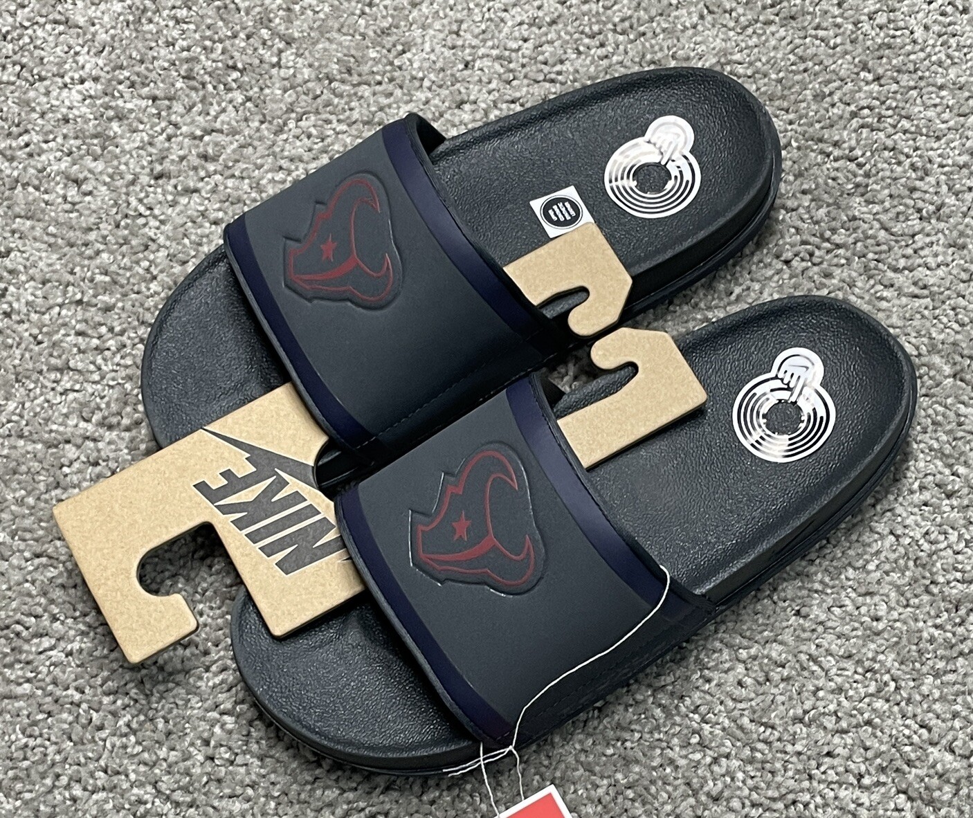 Houston Texans Football NIKE Slide STROUD SLIDE Sandal DD0557 Size 7 ...