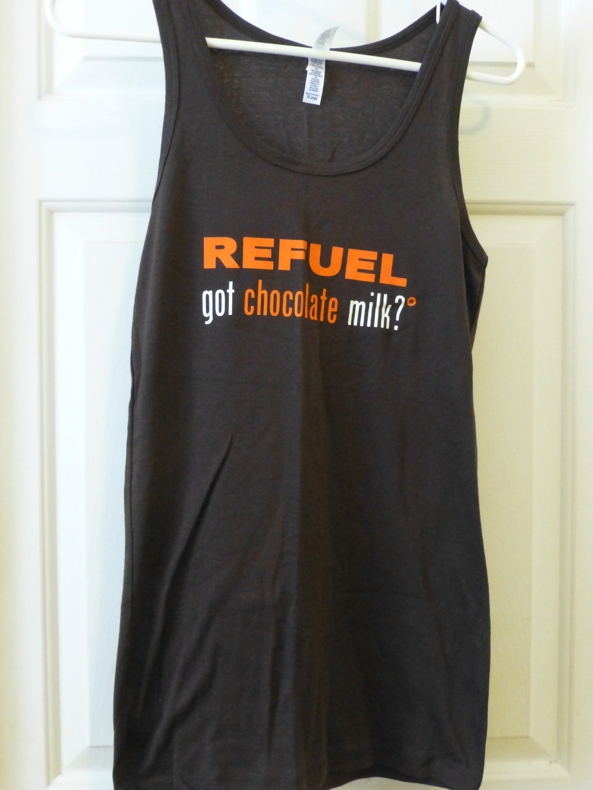 Refuel Shirt GOT CHOCOLATE MILK Tank Top Brown Womens Teen Junior ...